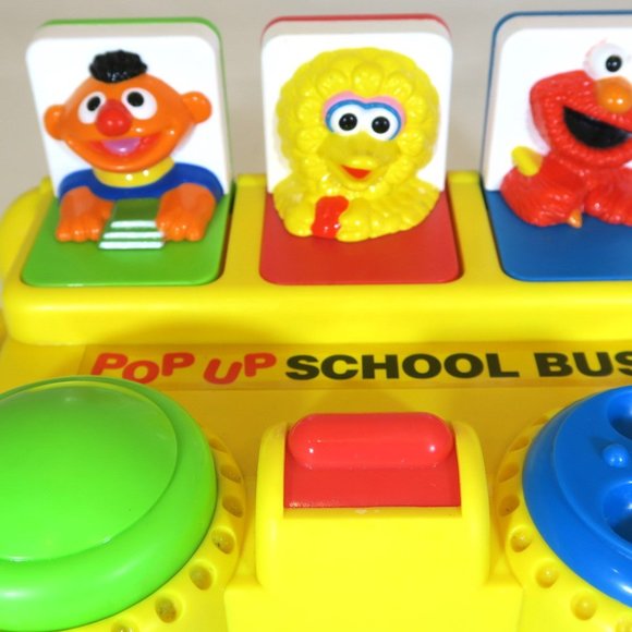 TYCO | Toys | Tyco Sesame Street Vintage 995 Pop Up School Bus ...